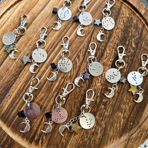 Constellation Keychain | Constellation Gifts | Zodiac Lover Gifts - Etsy