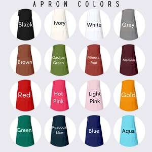 Custom Embroidered Apron - Etsy