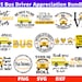 15 School Bus Driver Appreciation Gift Svg/png/dxf Bundle, Bus Driver ...