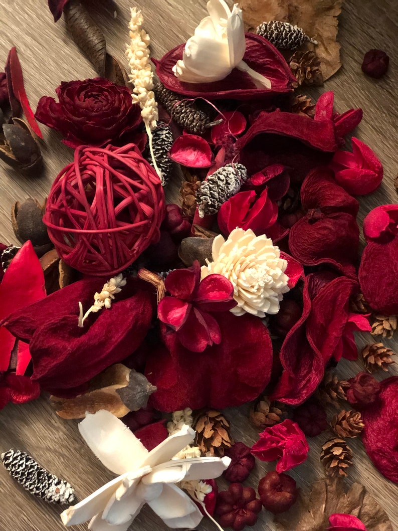 Red & White Potpourri - Etsy