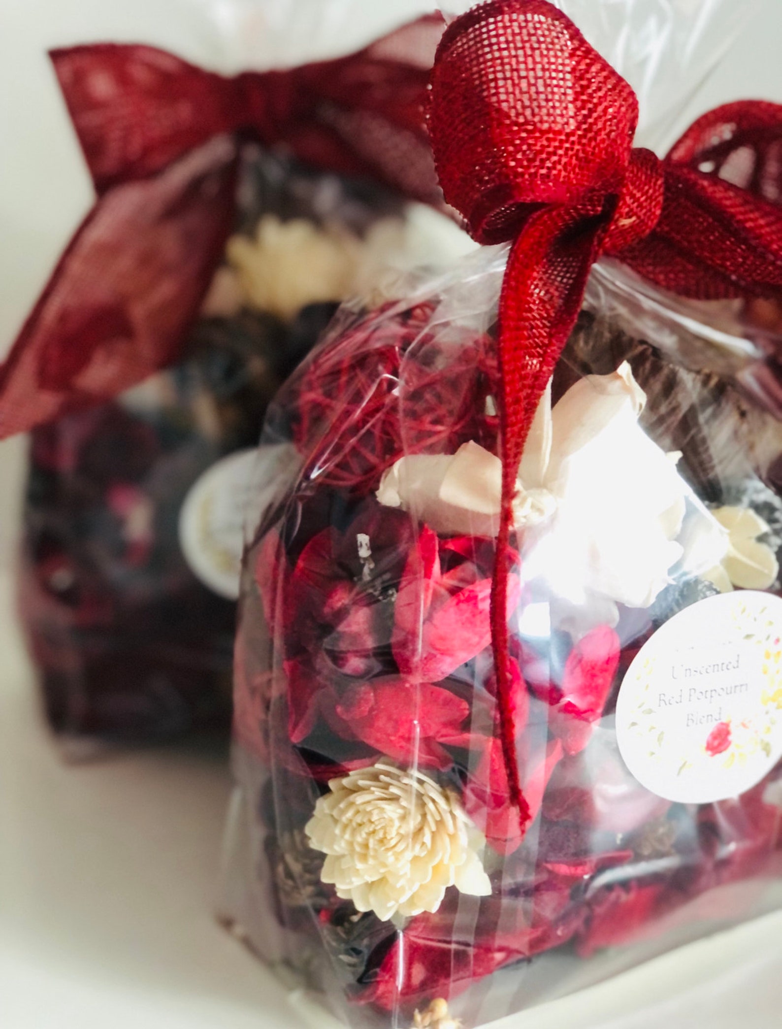 Red & White Potpourri - Etsy