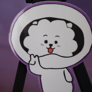 RJ in Space Sticker the Astronaut | BTS Fan Art | K-pop Gifts - Etsy