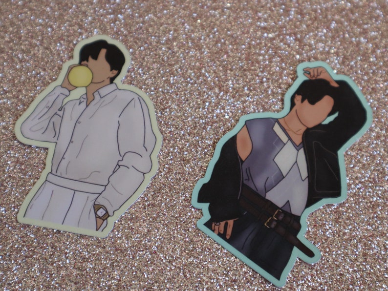 Kim Taehyung Vogue Stickers BTS V Fan Art K-pop Merchandise - Etsy UK