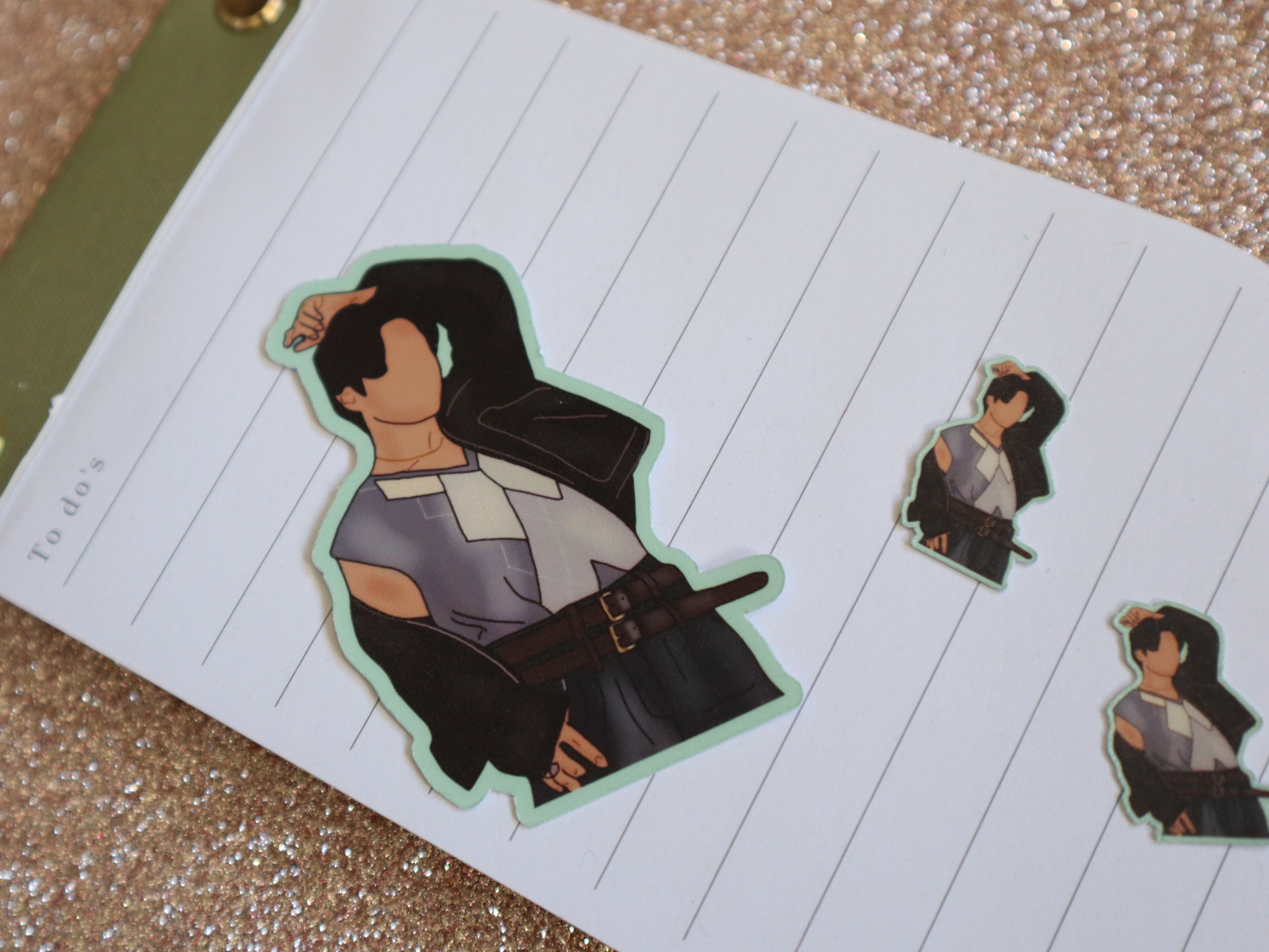 Kim Taehyung Vogue Mini Stickers Set of 10 Mini Stickers - Etsy