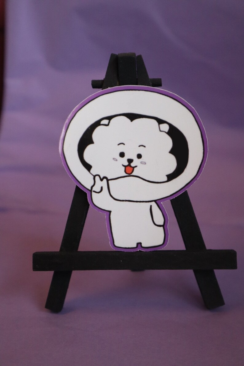RJ in Space Sticker the Astronaut | BTS Fan Art | K-pop Gifts - Etsy
