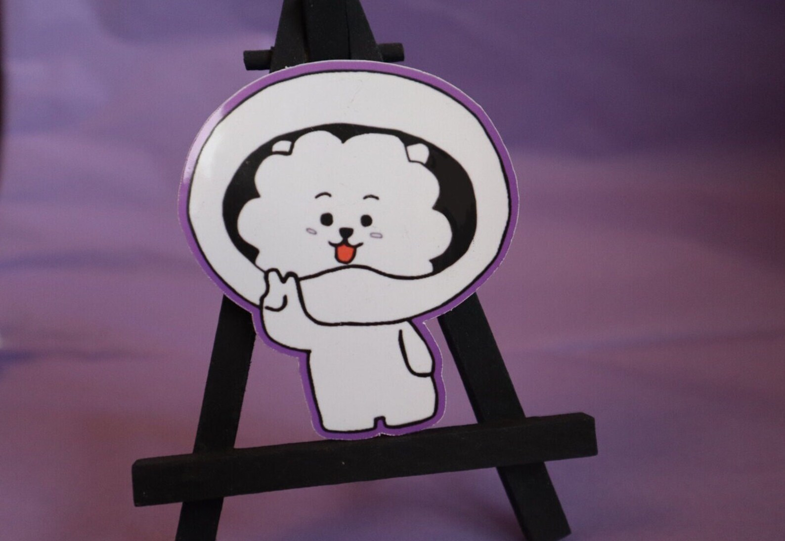RJ in Space Sticker the Astronaut | BTS Fan Art | K-pop Gifts - Etsy