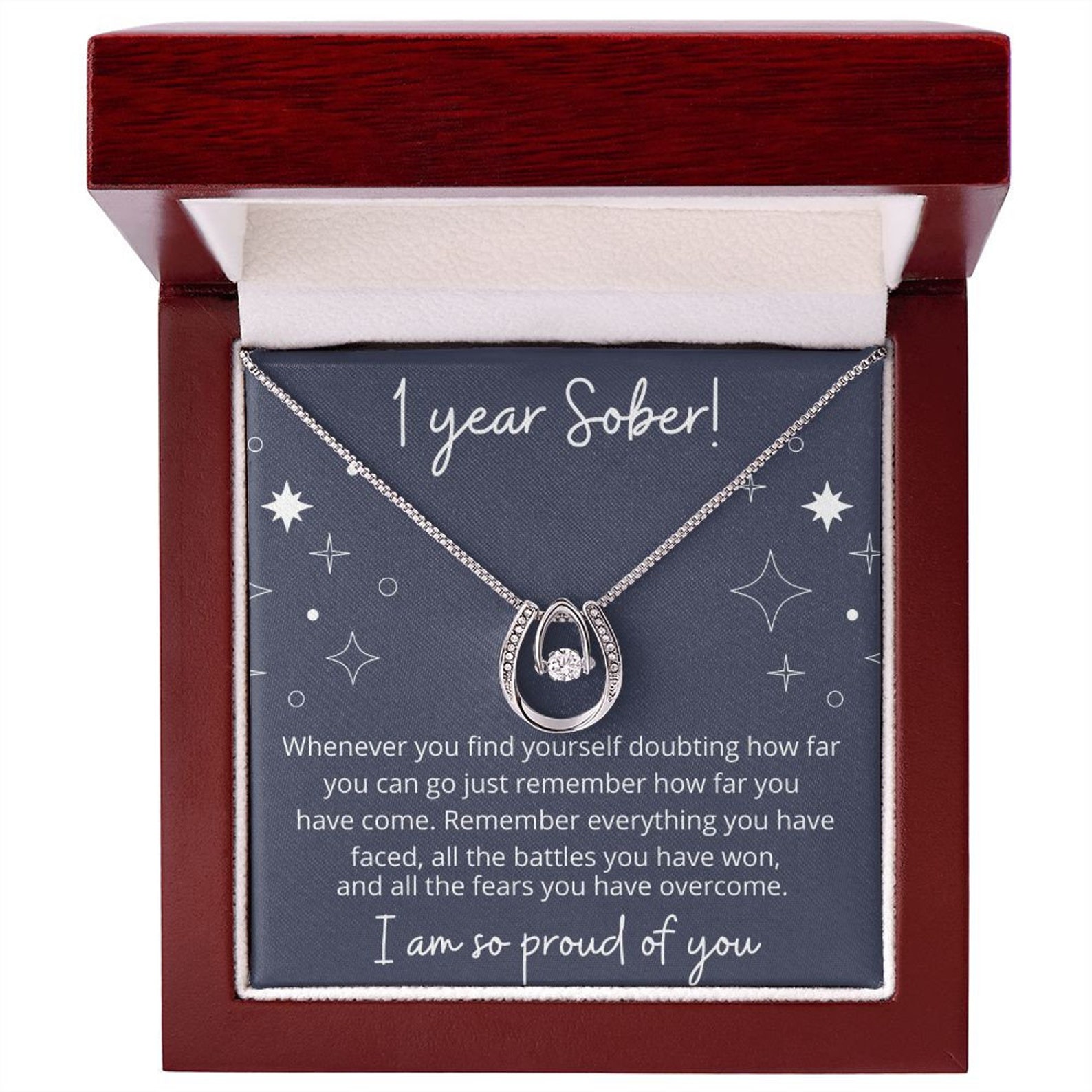 1 Year Sober Celebrate Sobriety AA Recovery Gift Sober - Etsy