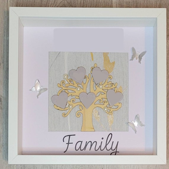 Keepsake Frame Family Frame Family Tree Grandparents | Etsy