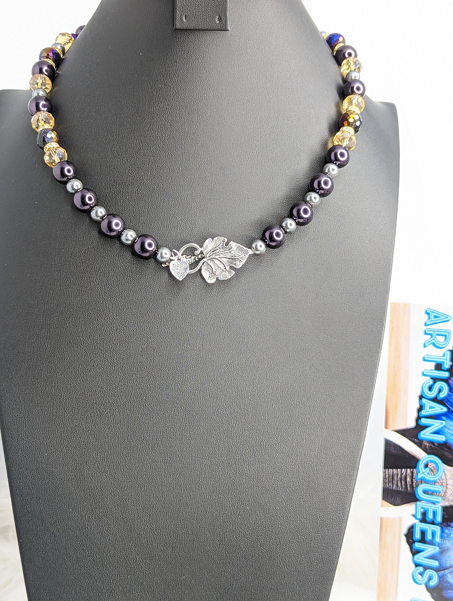 Faceted Bead and Pearls With Crystal Tassel Necklace - Etsy