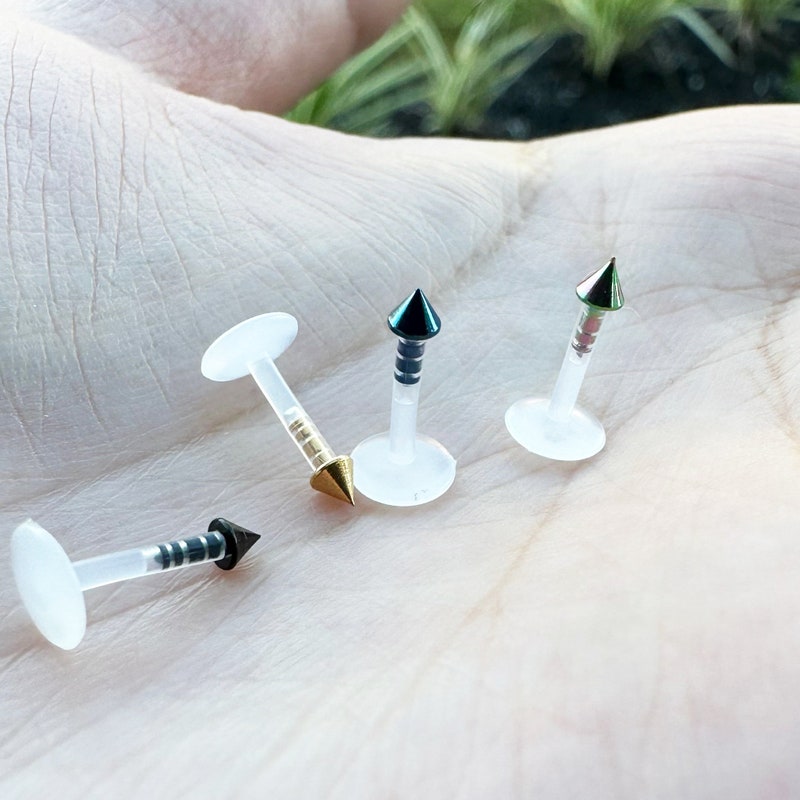 Plastic Labret - Etsy
