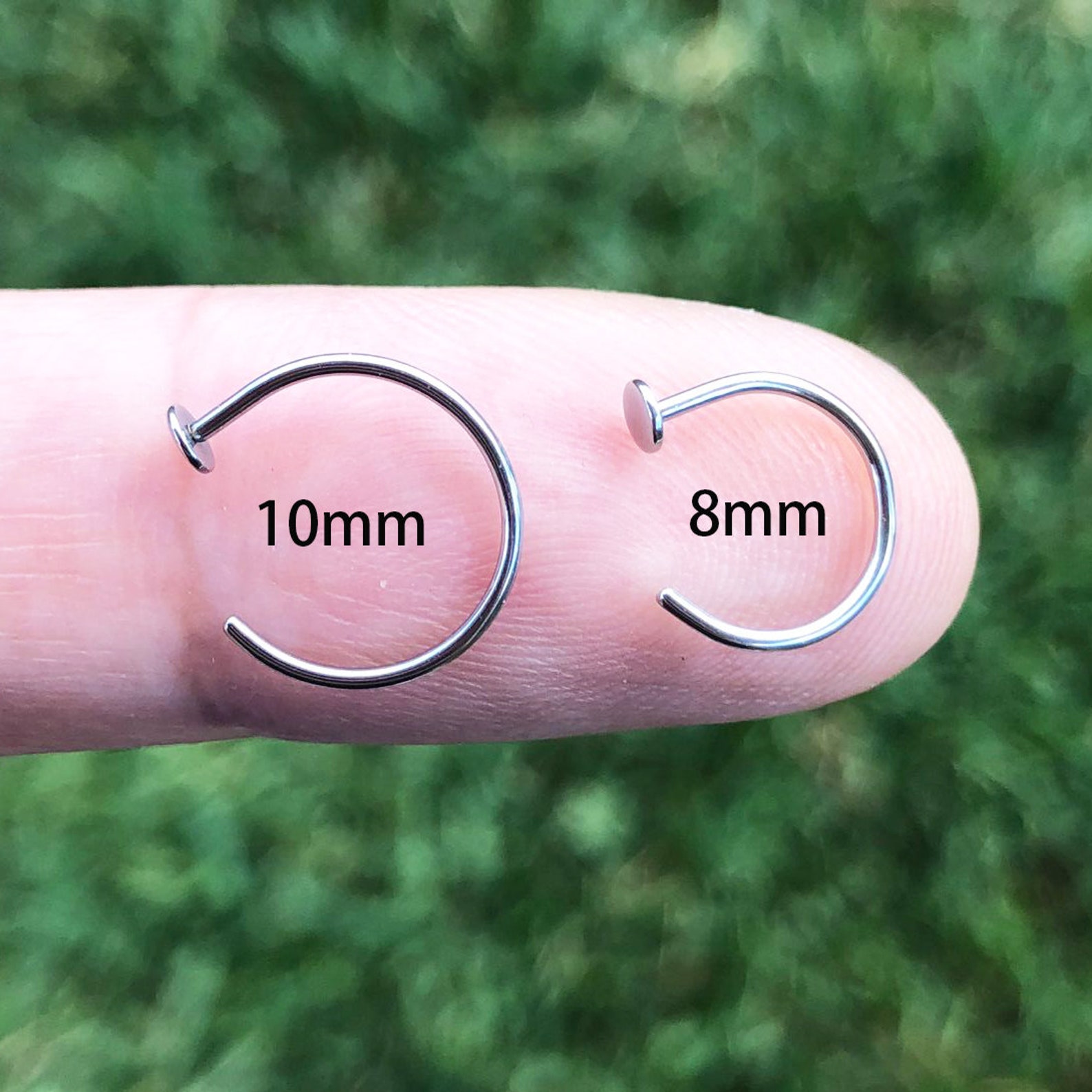 20G 18G Open Nose Hoop Ring Surgical Steel Basic Nose Ring 6mm - Etsy