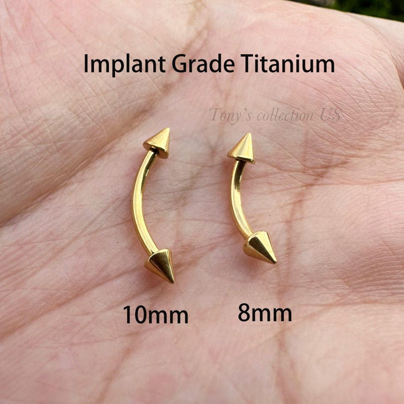 Curved Spiked Piercing - Etsy