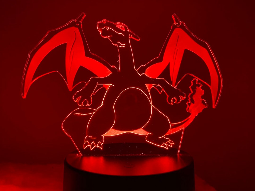 Pokemon Led Lamp, Charizard Led, Kids Lamp - Etsy