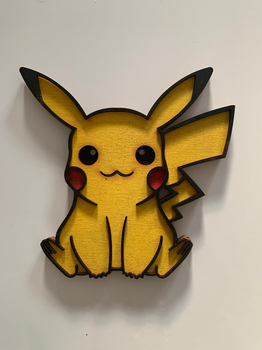 Wooden Children Decor, Pikachu, Pikachu Doorstopper - Etsy