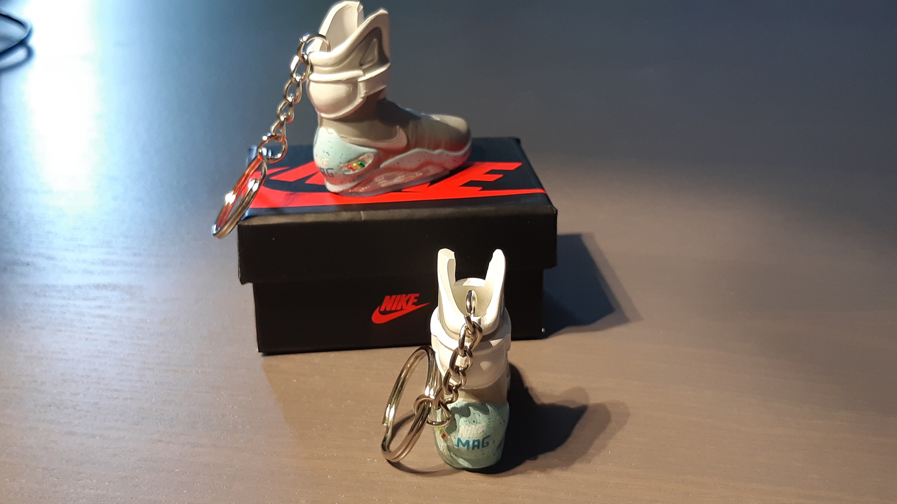 Mini Sneaker 3D Nike MAG Back to the Future Keychain Zurück in | Etsy