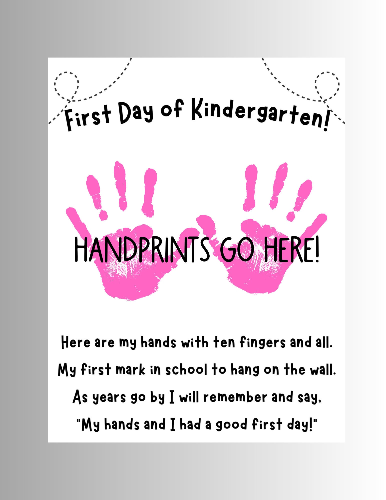 First Day of Preschool, Preschool Template, All About Me, Favorite ...