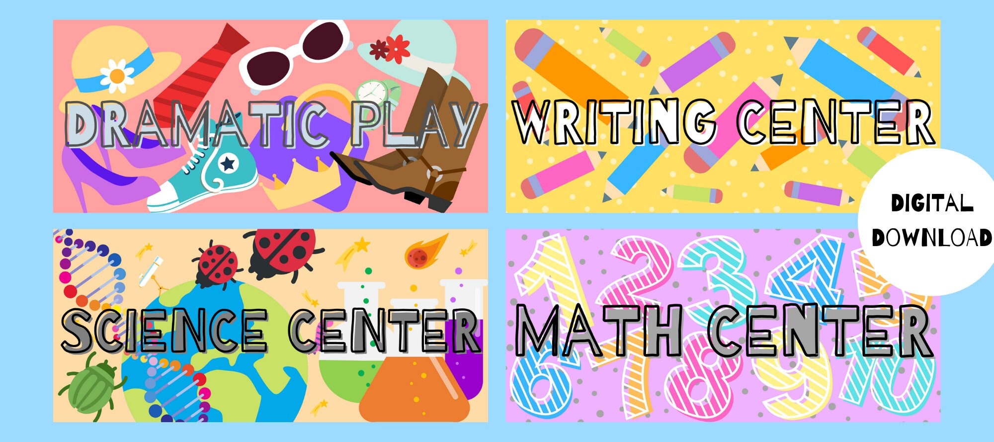 Childcare Center Labels, Kindergarten Labels, Daycare Labels, Preschool ...