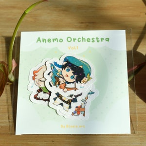 Anemo Orchestra Sticker Set Genshin Impact Sticker - Etsy