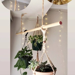Plant Hanging Rod Boho Plant Rod Handmade Plant Rod DIY Plant Hanger ...