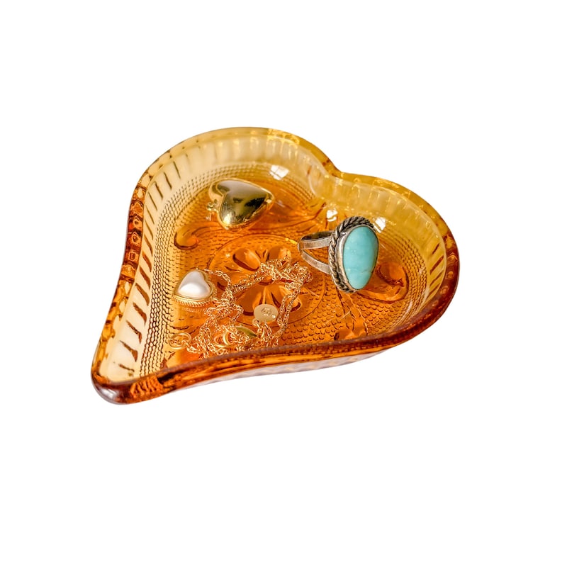 Color Glass Ring Dish - Etsy