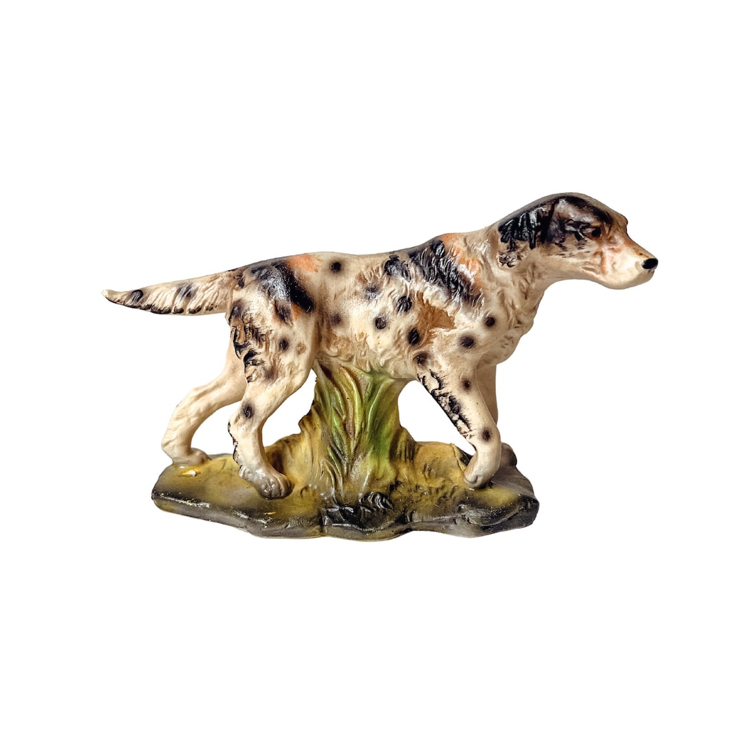 Vintage English Setter Ceramic Figurine - Etsy