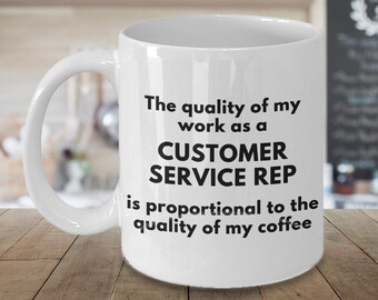 Customer Service Mug | Etsy