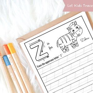 Alphabet Tracing & Coloring Pages | A-Z Upper and Lowercase Handwriting ...