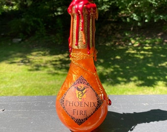 Witch's Brew, Phoenix Essence, Color Changing Glass Bottle, Witch ...