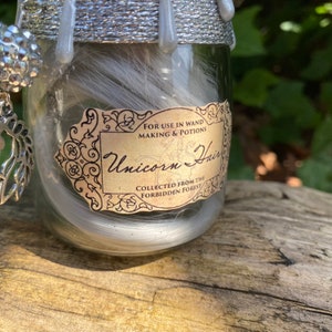 Unicorn Hair | Potion Ingredient | Magical Apothecary Potion Bottle ...
