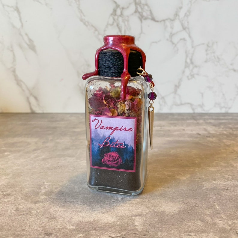 Vampire Bites Magical Apothecary Potion Bottle Witch and - Etsy