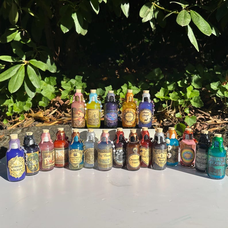 MINI Greek Mythology Potions Part 2 | Color Changing Potion Bottle ...