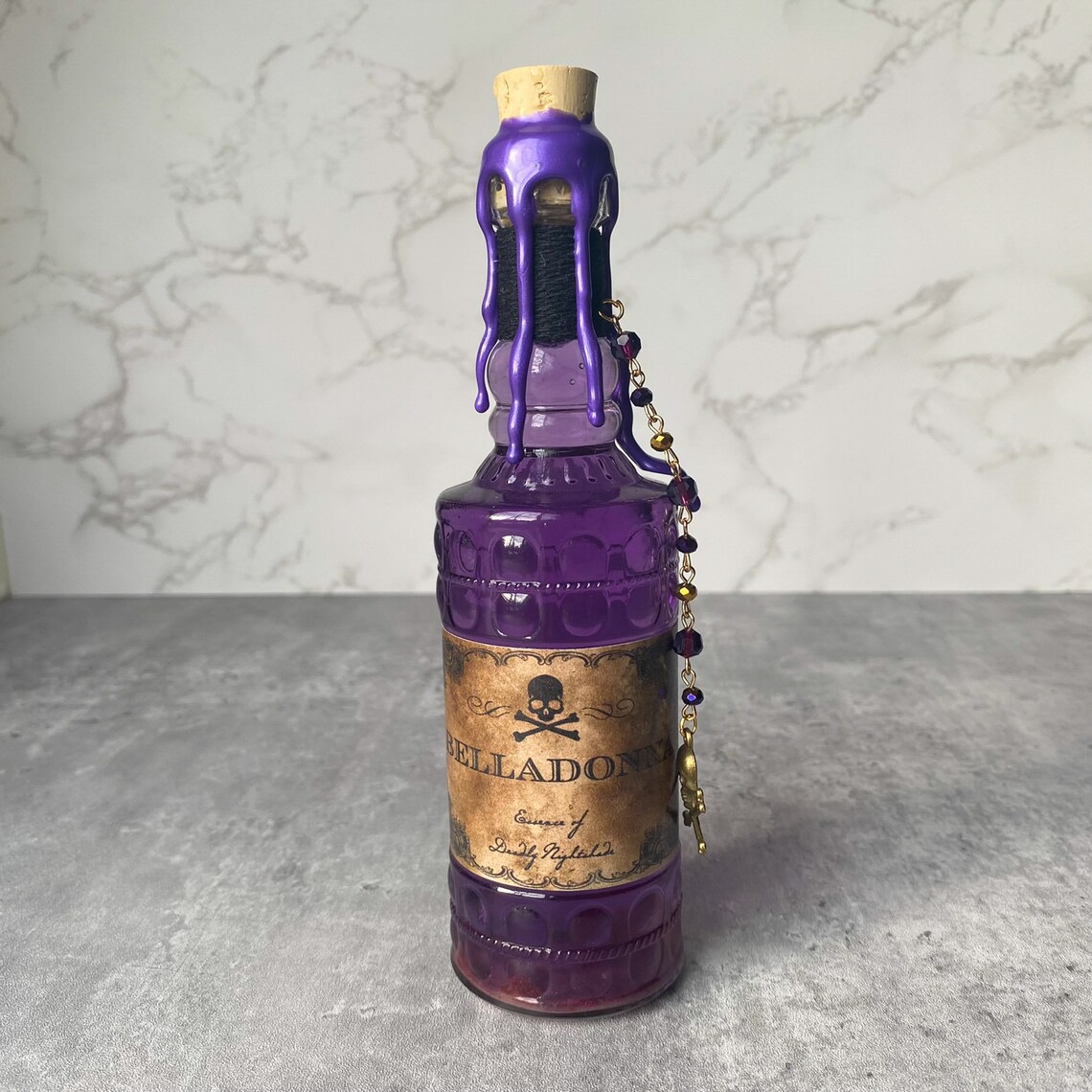 Dark Purple Botanical Potion Color Changing Potion Magical | Etsy