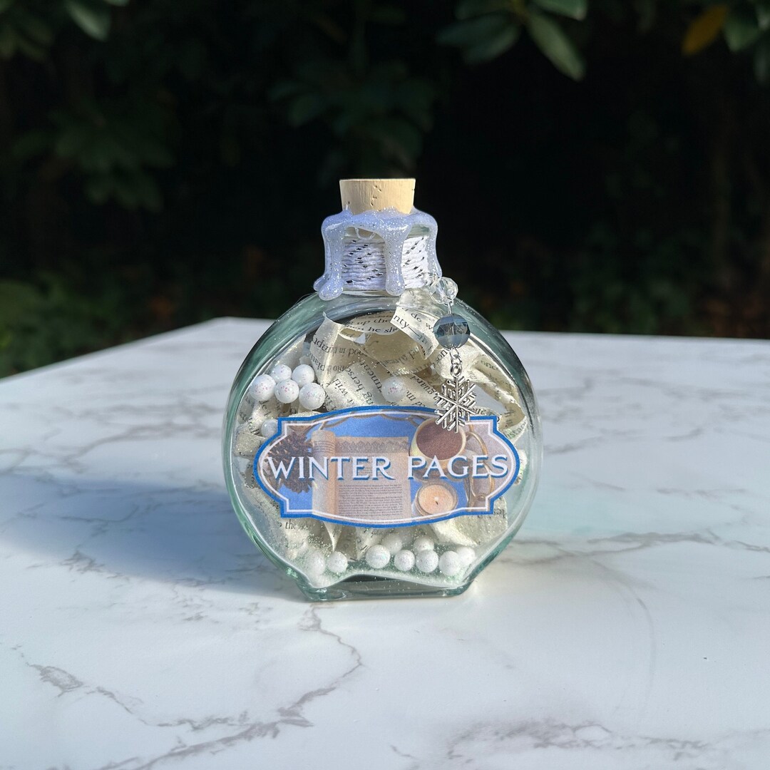 Winter Pages | Decorative Potion Bottle | Christmas Decoration ...