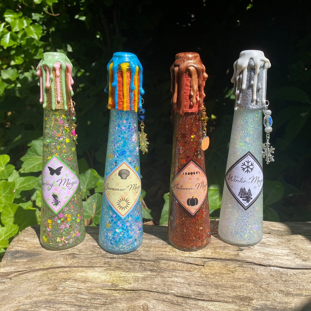 Season Magic | Full Set | Magical Apothecary Potion Bottle | Witch ...