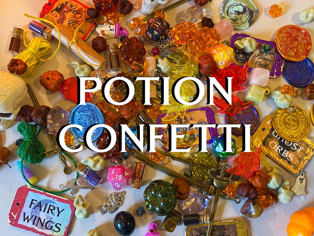 Potion Confetti | Trinket Mix | Confetti Scoop | Confetti Mix | Potion ...
