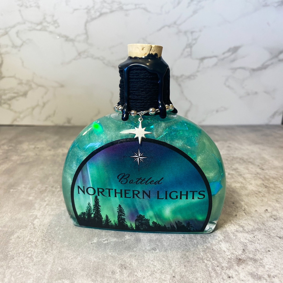Northern Lights | Color Changing Decorative Potion Bottle | Christmas ...