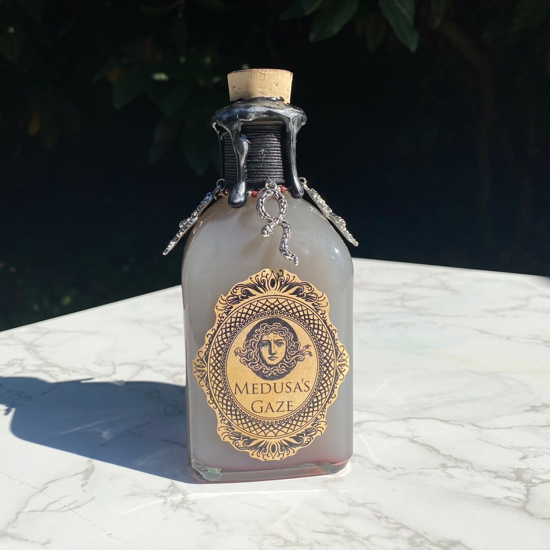 Snake Gorgon | Greek Mythology Decorative Color Changing Potion Bottle ...
