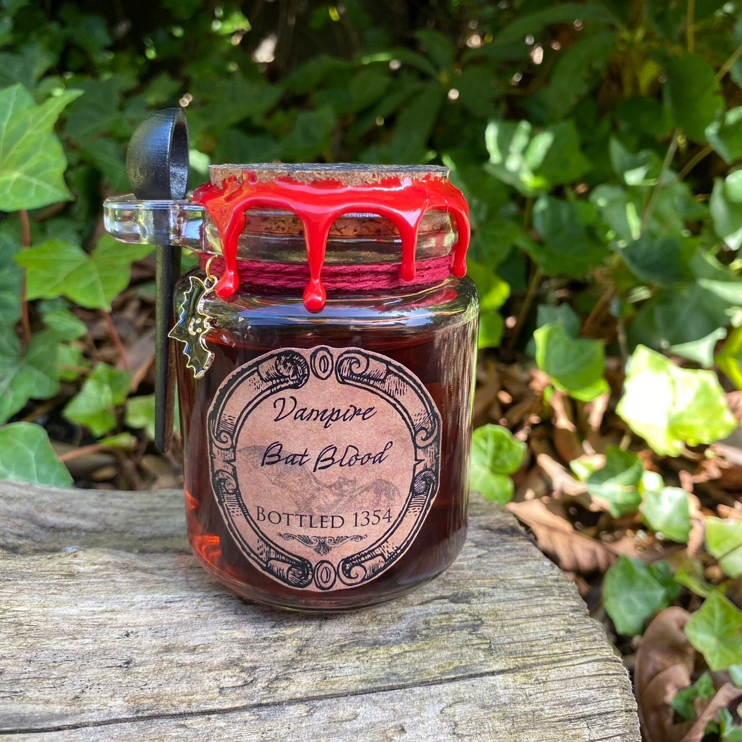 Vampire Bat Blood Magical Apothecary Potion Bottle Witch and Wizard ...