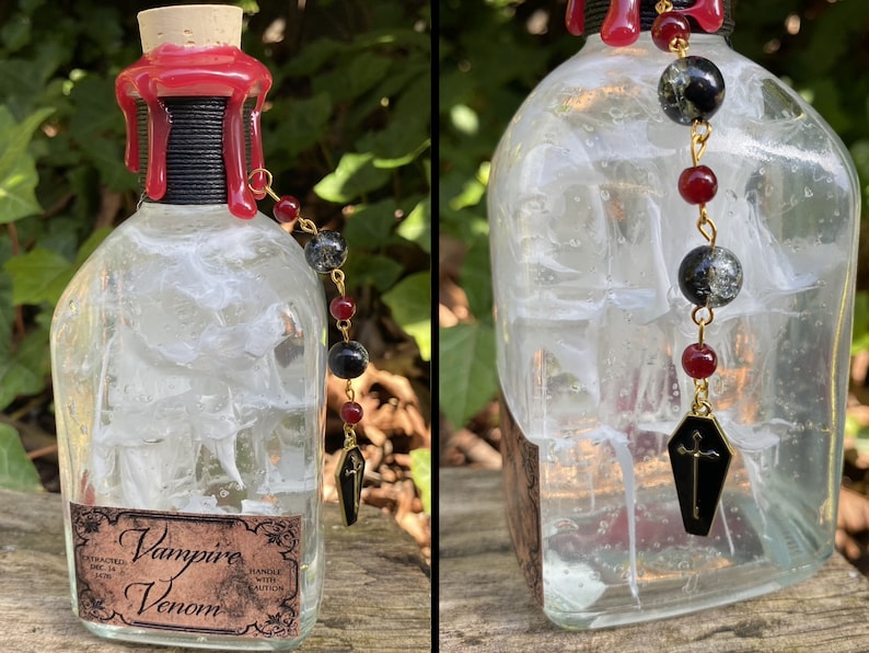 Vampire Venom Magical Apothecary Potion Bottle Witch and - Etsy