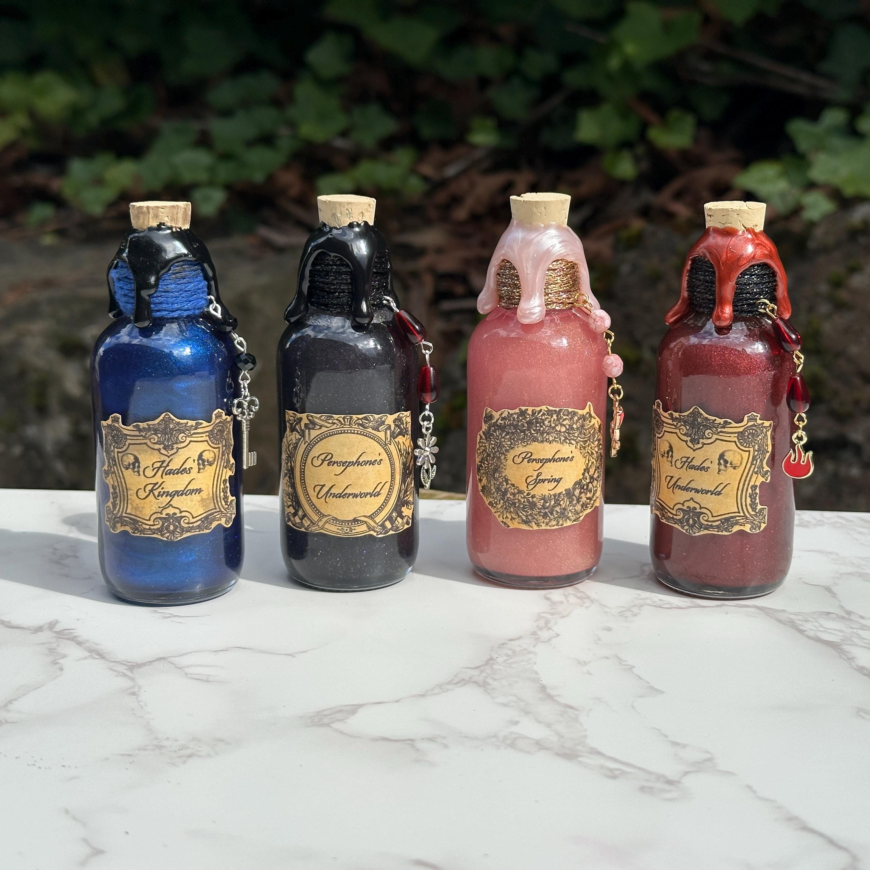 MINI Persephone & Hades | Greek Mythology Color Changing Potion Bottles ...