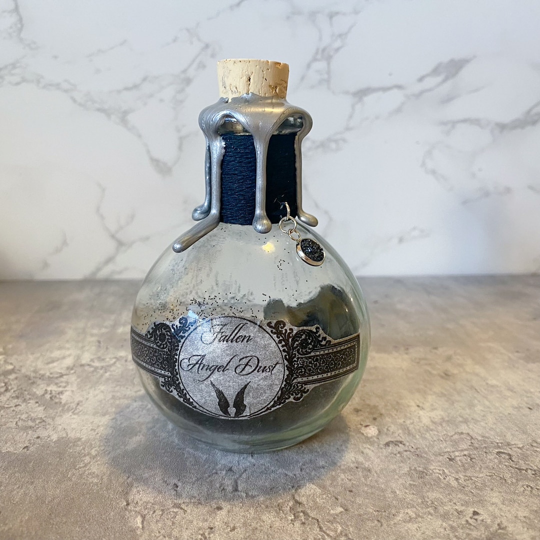 Fallen Angel Dust Magical Apothecary Fantasy Potion Bottle Witch and ...