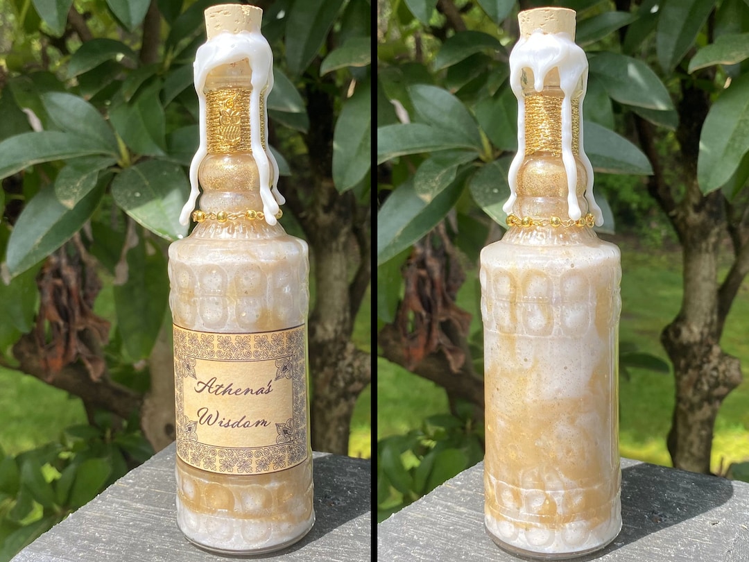 Athena Mythology Potion Fantasy Potion Bottle Magical Apothecary Bottle ...