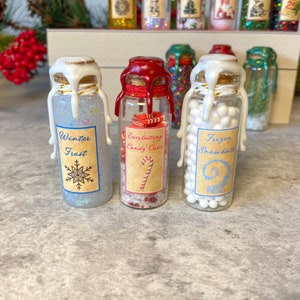MINI Christmas Potions | Decorative Potion Bottle | Holiday Santa Decor ...