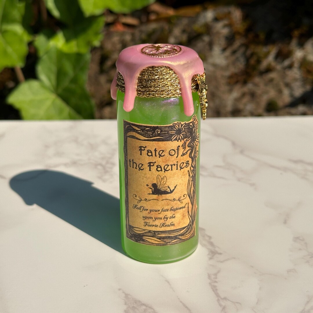 Fate of the Faeries DICE Potion | Color Changing TTRPG Bottle | Fantasy ...