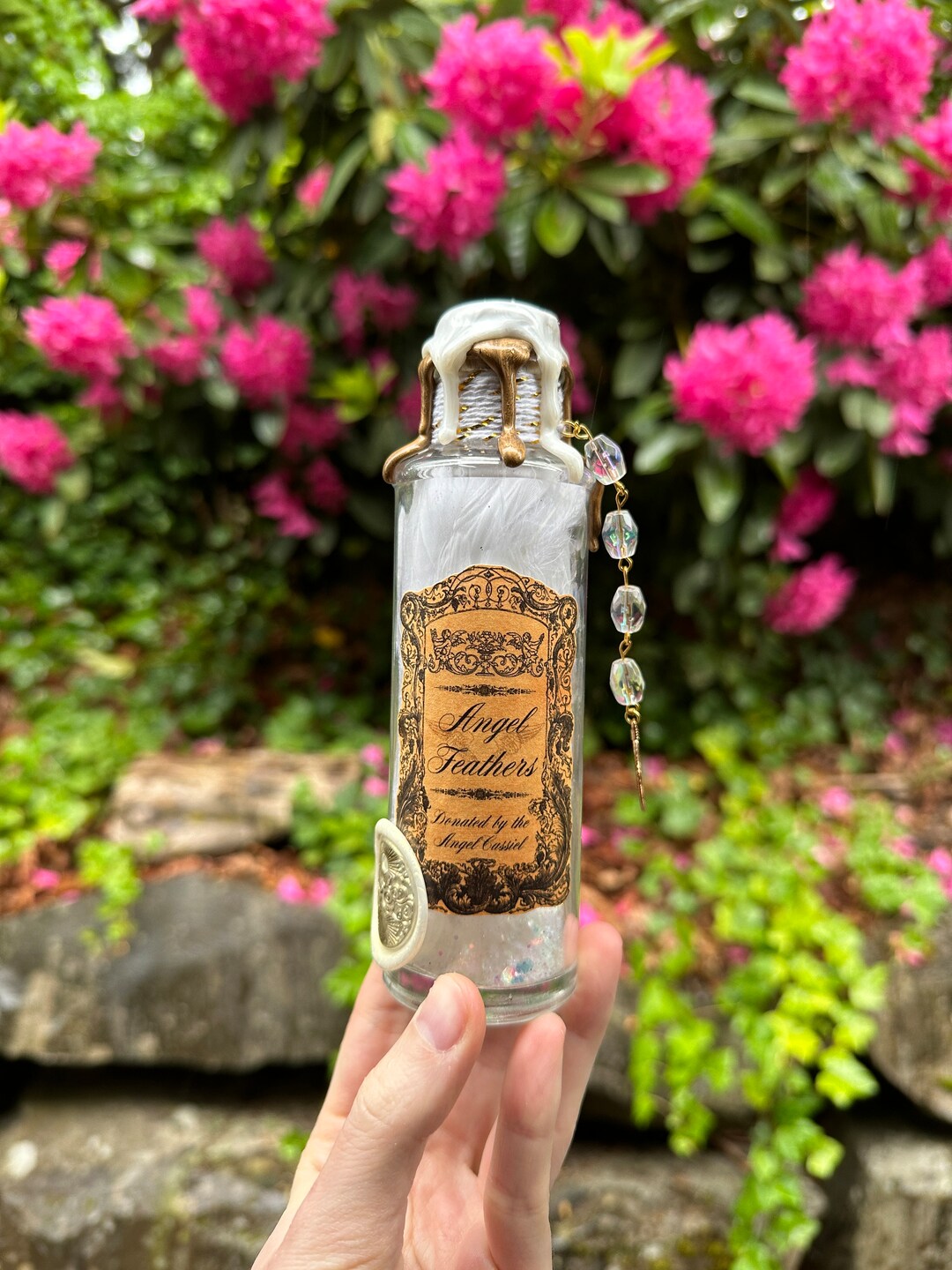 Angel Feathers | Magical Apothecary Decorative Fantasy Potion Bottle ...