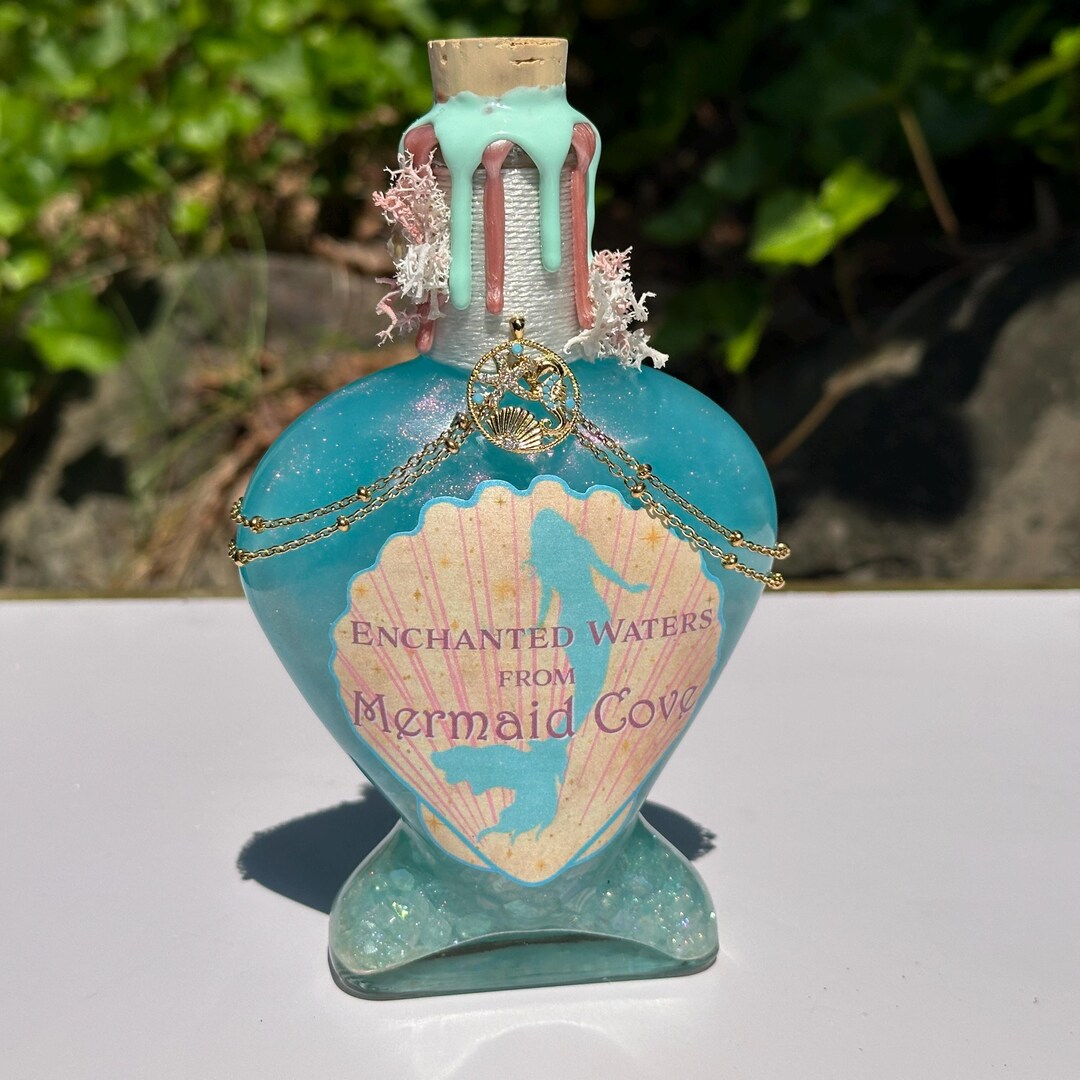 Mermaid Cove | Decorative Color Changing Potion Bottle | Fantasy ...