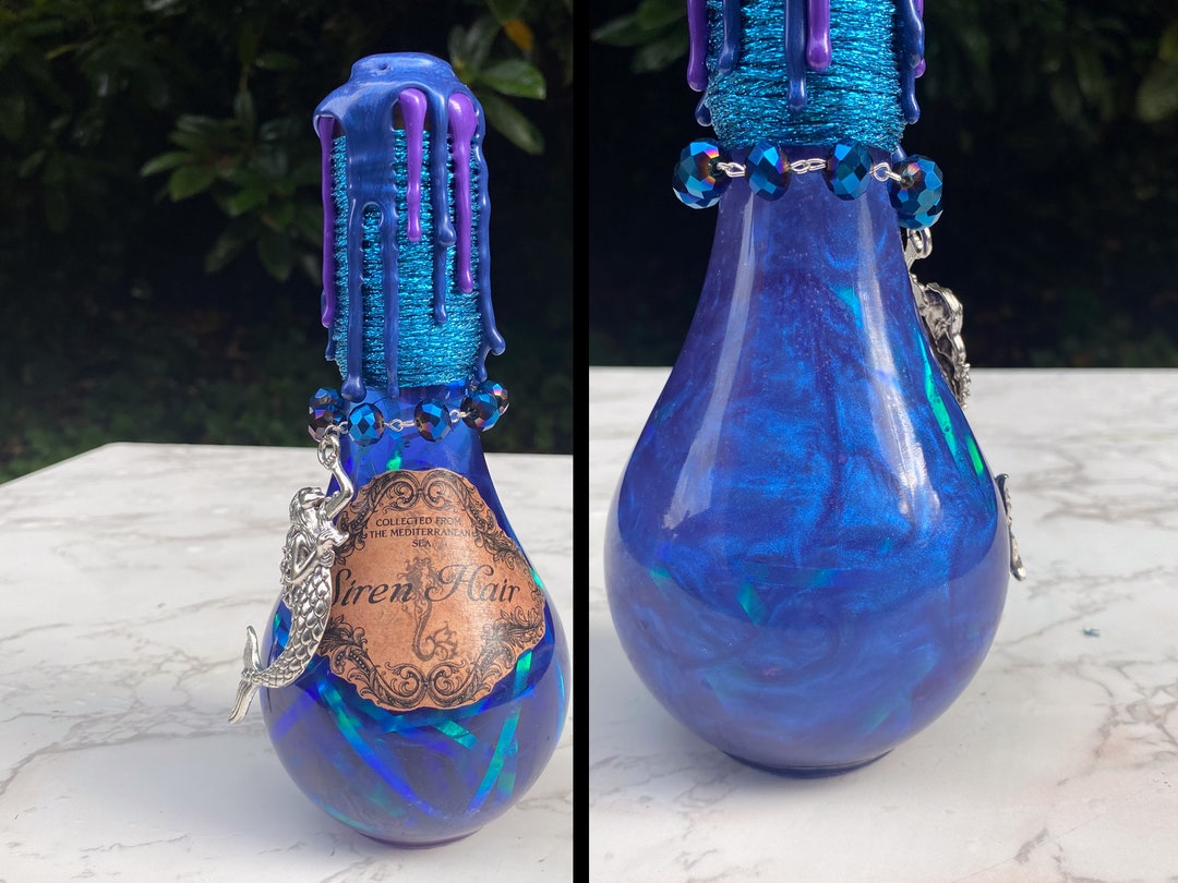 Siren Hair | Color Changing Potion | Magical Apothecary Potion Bottle ...
