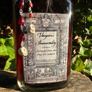 Vampire's Immortality | Decorative Color Changing Potion Bottle ...