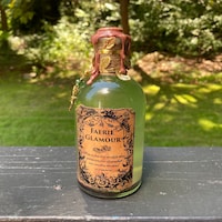 Beautiful Women Potion Bottle Apothecary Large, Purple Victorian ...