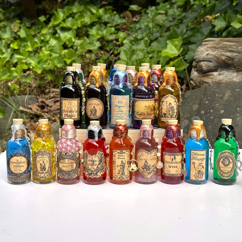 MINI Greek Mythology Potions | Color Changing Potion Bottle | God ...
